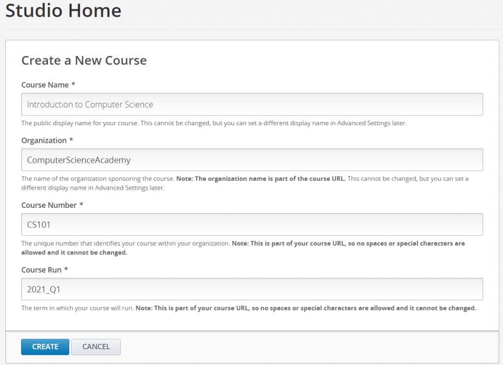 Creating a new course - Katalis App | Omnichannel
